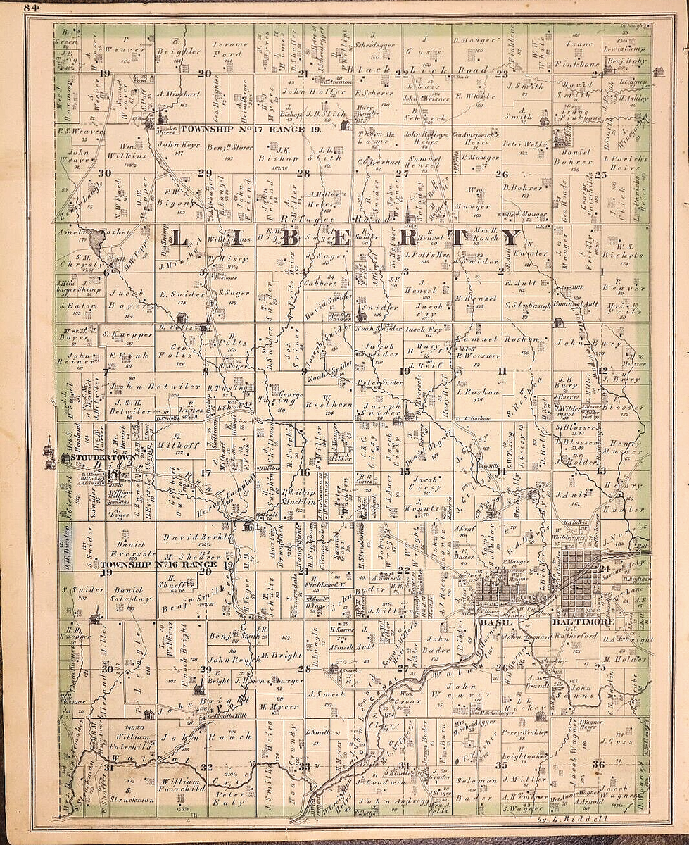Fairfield County Ohio Plat Maps