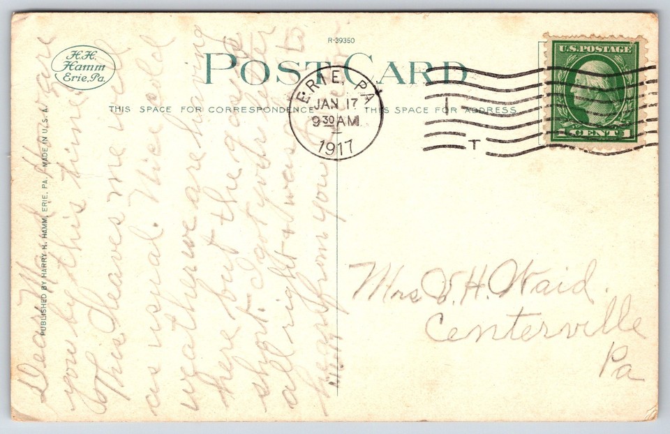 Anthony Wayne Block House in Erie, Pennsylvania Early Postcard 1917 | eBay