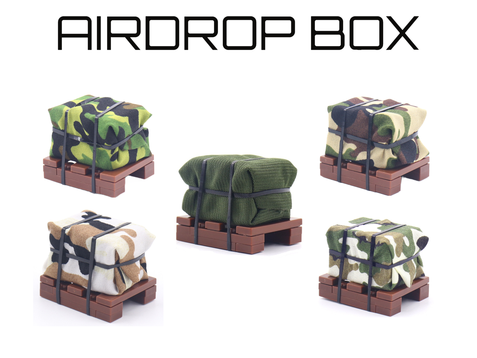 WW2 Airdrop Box Military Army Equipment | Building Bricks For ...