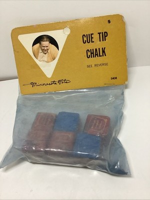 @ Minnesota Fats Cue Tip Chalk Mint In Package Of 6 Very 1970s | eBay