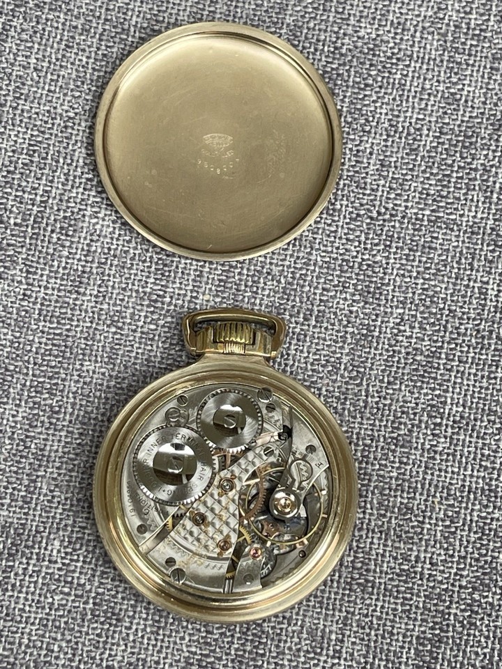 Antique Waltham Vanguard 16s 23j 10k GF Case Wind Indicator RR Pocket ...