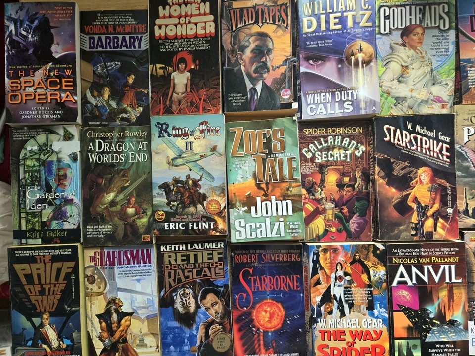 Vintage Sci Fi Books Science Fiction Paperback Lot Of Random 10 | eBay