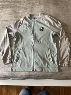 NIKE Club America Track Jacket L Mens Green Gray Academy Pro Anthem ...
