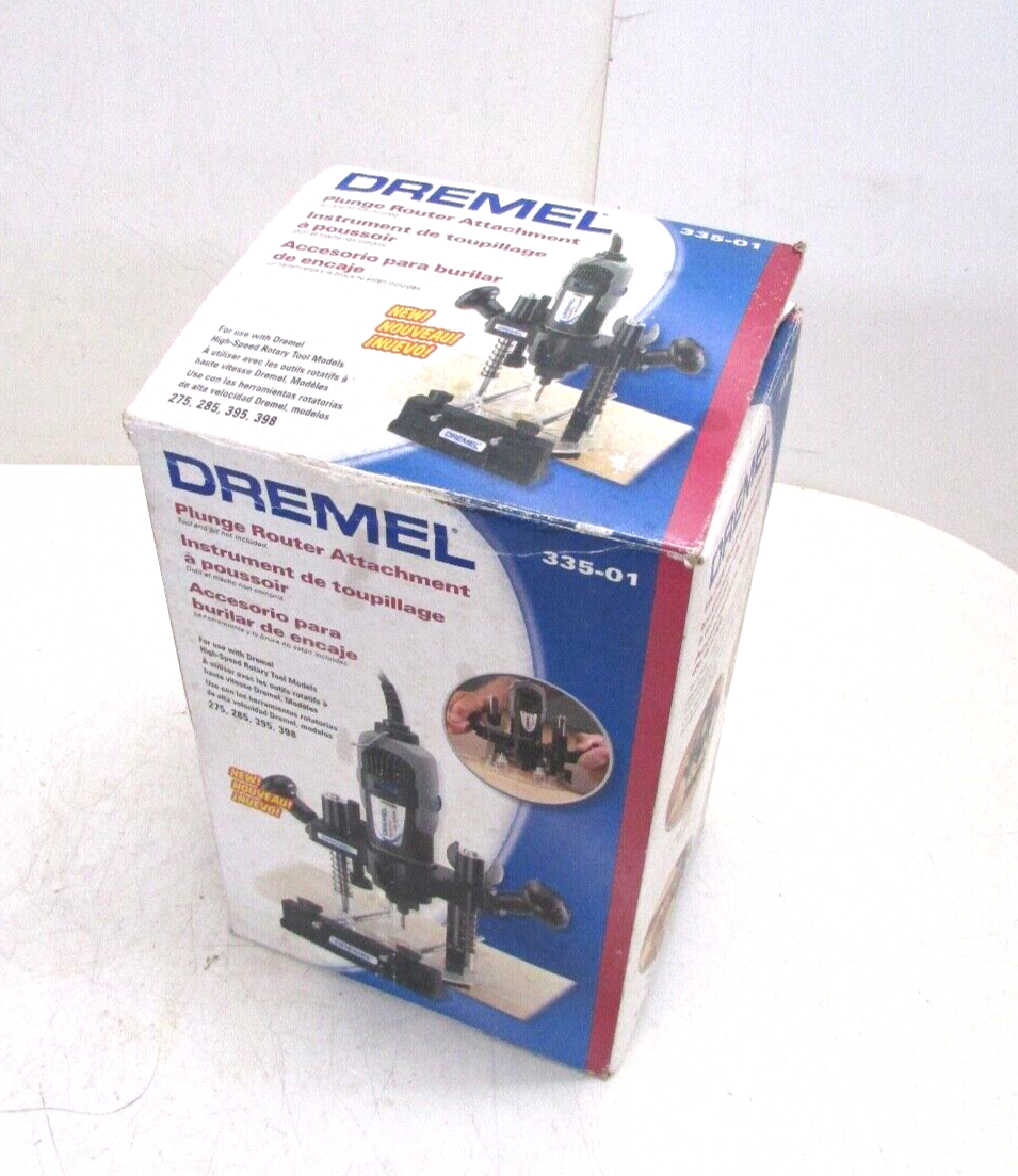 DREMEL PLUNGE ROUTER ATTACHMENT 335-01 FOR DREMEL 275, 285, 395 & 398 ...