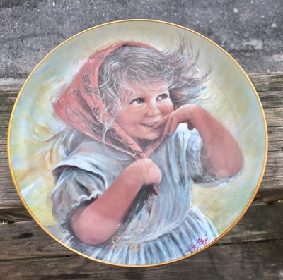 Vintage Wendy Sue Etem DOUBLE SIGNED Collector Plate | eBay