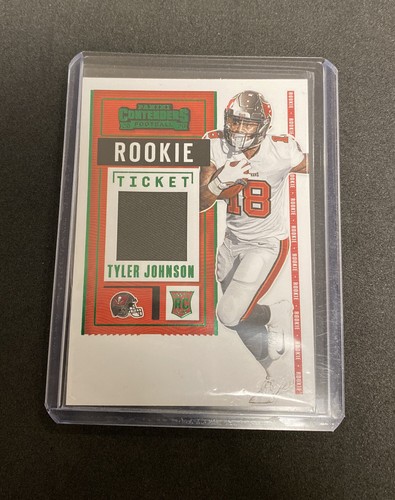 Tyler Johnson 2020 Contenders Rookie Ticket Patch RC GREEN VARIATION ...