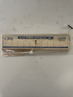 E-Z BOW MAKER Jr. by Offray Ribbons, Lion Ribbon Company Inc. | eBay