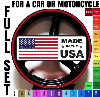 CAR TRUCK BIKE RIM STRIPES WHEEL DECALS TAPE STICKER TRIM VINYL GRAPHIC ...