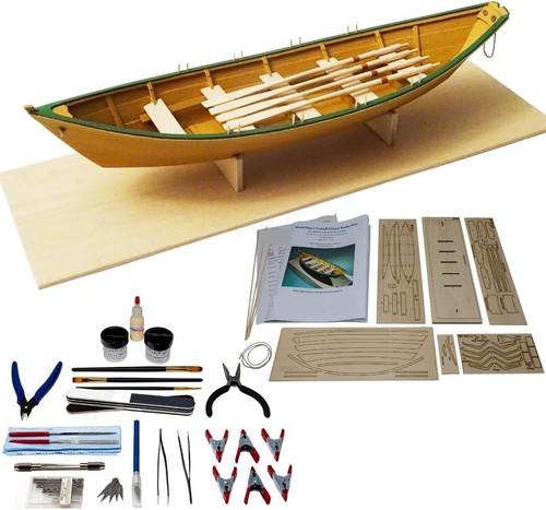 Model Shipways Grand Banks Dory 1:24 Model Ship Kit w/ all Tools, Paint ...