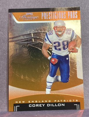 2006 Playoff Prestige COREY DILLON Prestigious Pros /500 Card # PP-12 ...