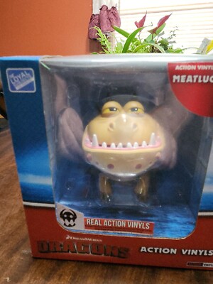 NEW Dreamworks Dragons Action Vinyls Meatlug with Character Card | eBay