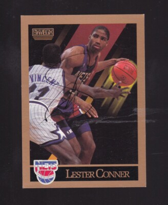 1990-91 Skybox Lester Conner Autograph #178 New Jersey Nets | eBay