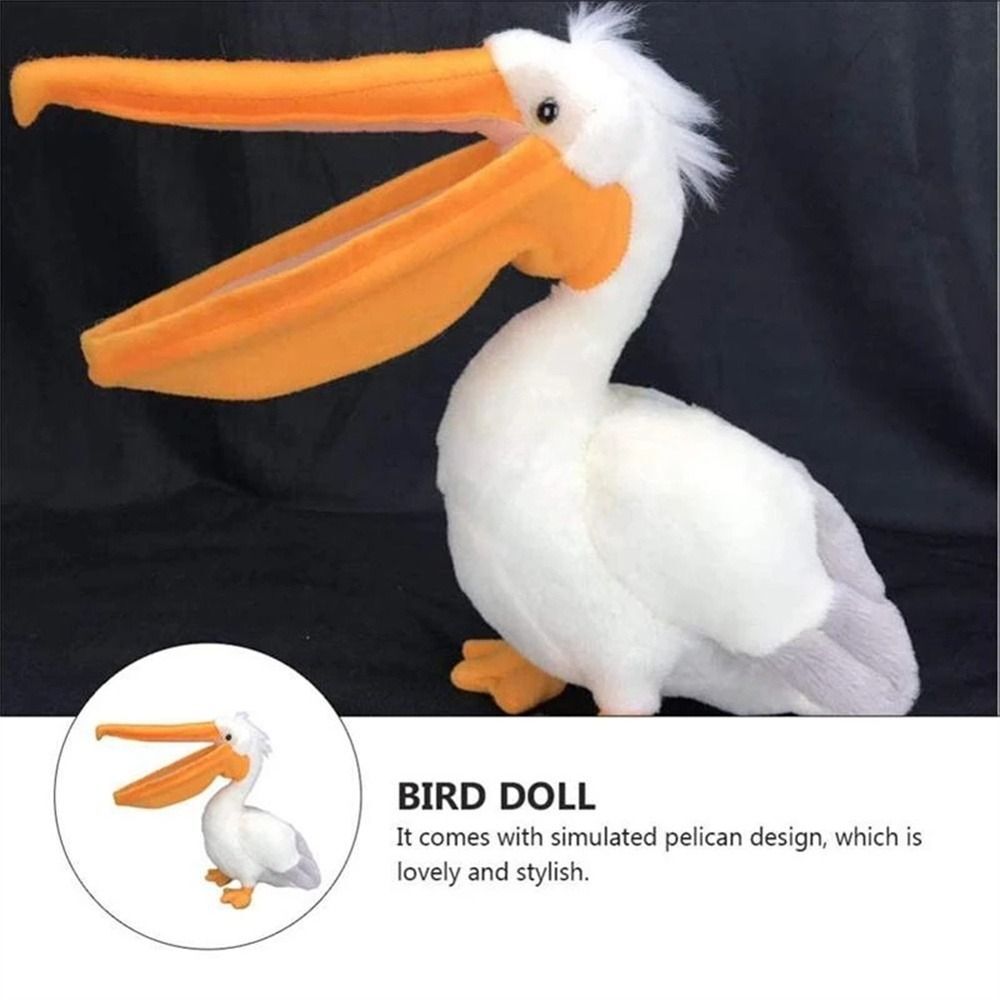 New Pelican Plush Soft Toy 30cm Bird Big Mouth Stuffed Animal Christmas ...