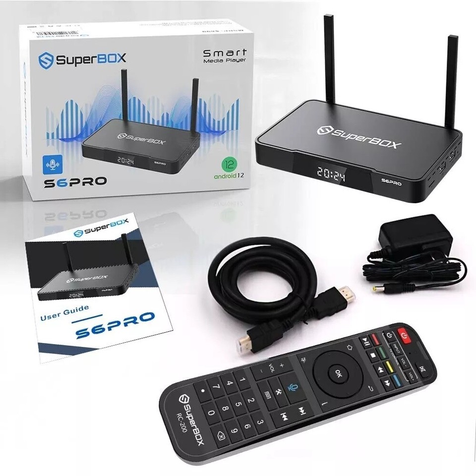 Superbox S6 PRO TV Box Black Carnival No Monthly Fee Brand ...
