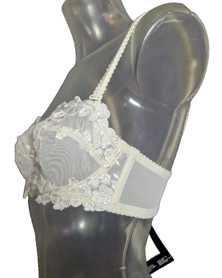 Panache Venus Underwire Bra EU/DE 65D UK 30D Wedding Tulle Multiway ...