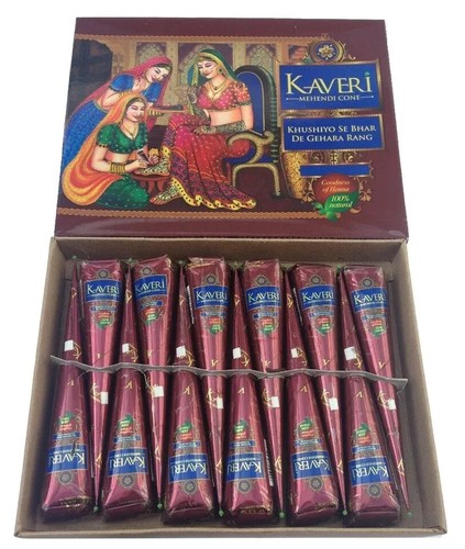 Natural Kaveri Henna Cones Temporary Tattoo Body Art Mehandi Ink Choose ...