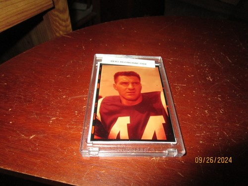 Topps Vault 1960 Baltimore Colts Football Card Negative Bert Rechichar ...