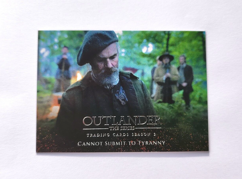 Outlander saison 5 carte set de base 37 version Argent trading card ...