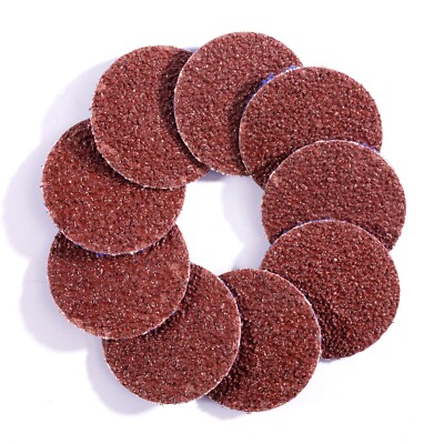 25PCS 3 inch Roll Lock Die Grinder Aluminum Oxide Sanding Discs Pads ...