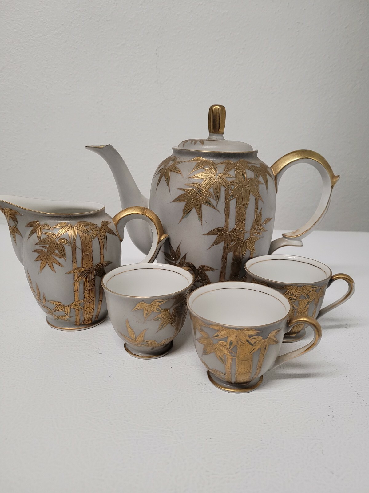 VINTAGE UCAGCO China occupied japan Porcelain Teapot, Creamer ,tea cups ...
