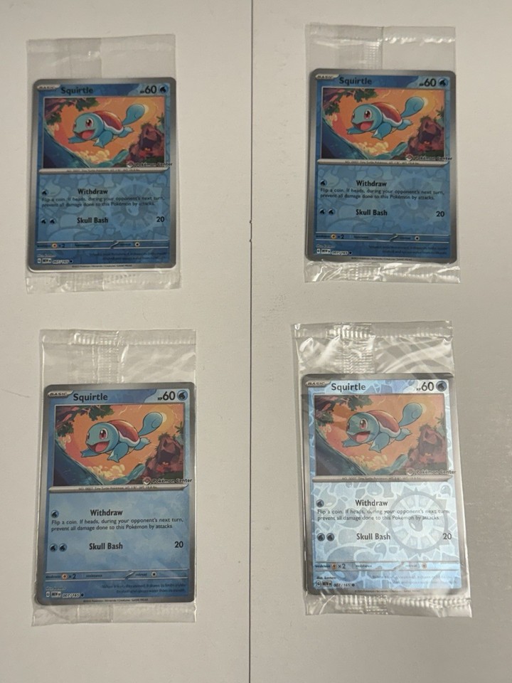 Pokemon Center 151 ETB Squirtle Promo Card | eBay