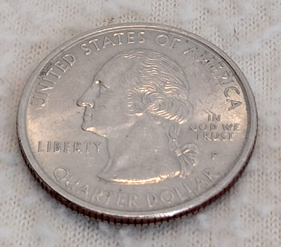 1999P Delaware Spitting Horse Quarter Dollar Error Coin US Coin Mint ...