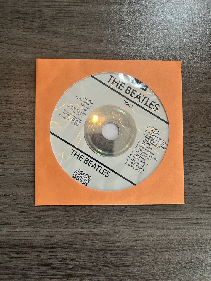 The Beatles The Beatles Disc 2 CD Rock Parlophone 1968 CDP 7 46444 2 ...