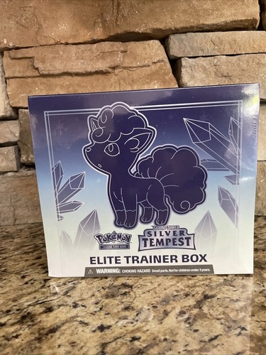 Pokemon TCG Sword & Shield Silver Tempest ETB Elite Trainer Box Sealed ...