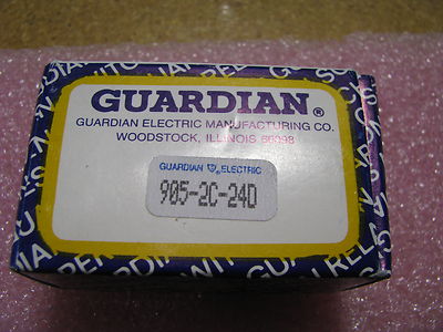 GUARDIAN ELECTRIC RELAY # 905-2C-24D NSN: 5945-00-121-4874 905-2C-24DC ...