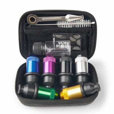 6 Pc Sneak a Toke One Hitter Metal Tobacco Smoking Pipe with Box ...