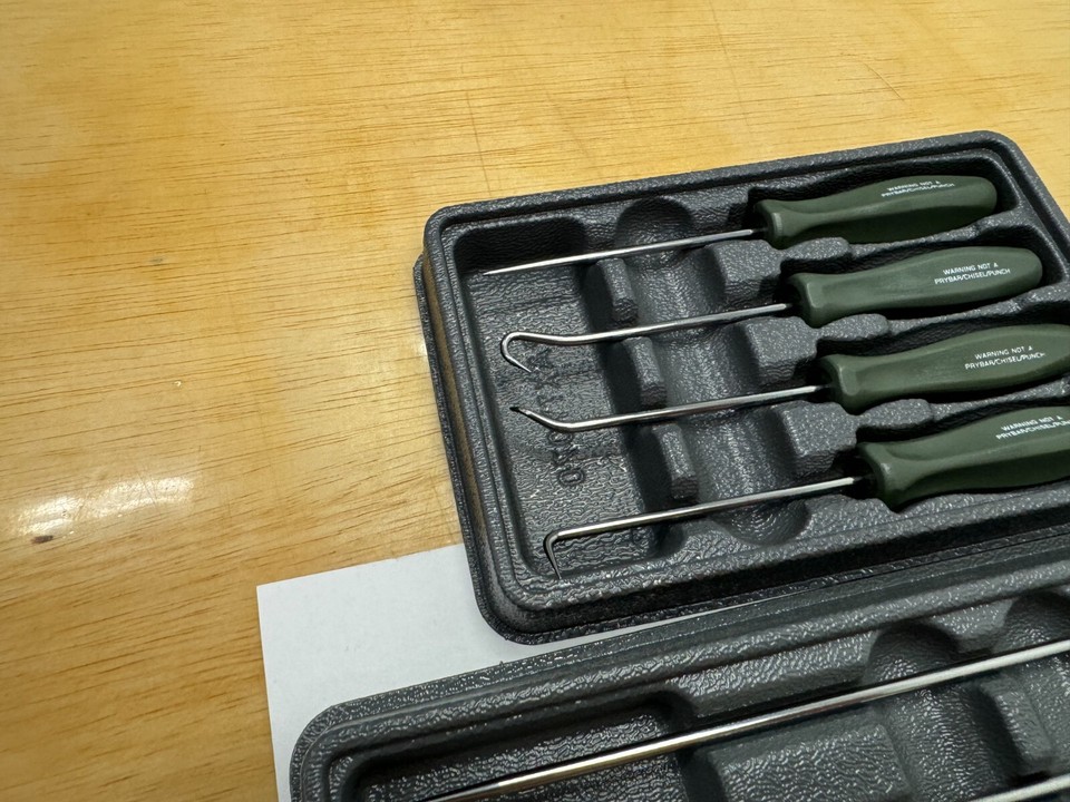 Snap-on Tools RARE Combat Colors 8pc Mini Hard Handle Short & Long Pick ...