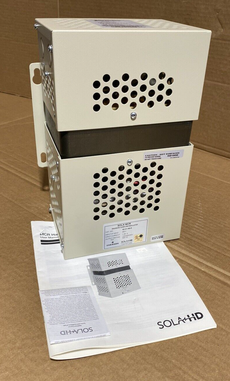 SOLA MCR 63-31-150-8 CONSTANT VOLTAGE REGULATOR 500VA | eBay
