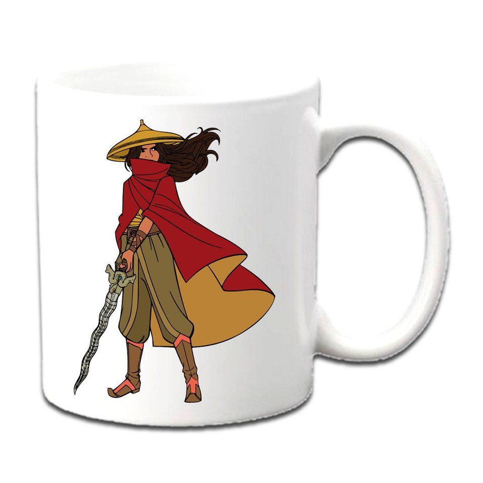 RAYA AND THE LAST DRAGON PERSONALISED White Tea/Coffee Mug ~ Age Name ...
