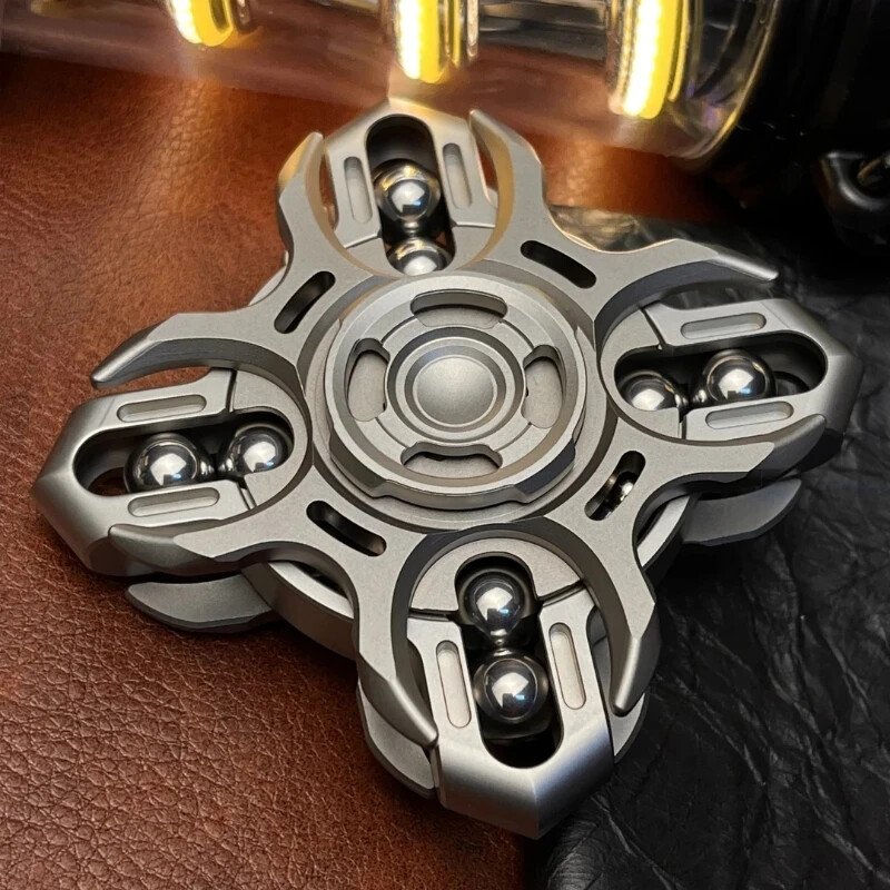 Oracle Tuning Fork EDC Fidget Spinner Double-Sided Linkage Fingertip ...