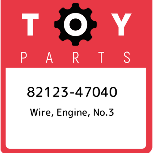 82123-47040 Toyota Wire, engine, no.3 8212347040, New Genuine OEM Part ...