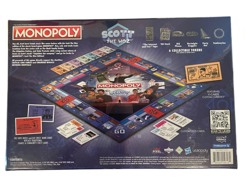 Scott The Woz Monopoly Limited Edition (1/5000) Scott Wozniak | eBay