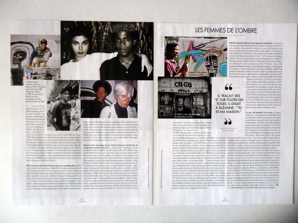 COUPURE DE PRESSE-CLIPPING : Suzanne MALLOUK [4pages] 2016 Jean-Michel ...