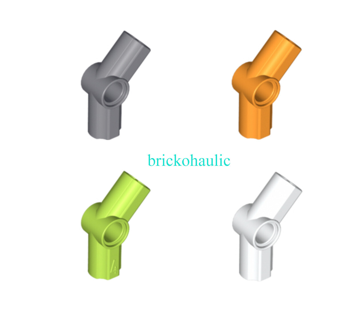 Lego Technic Axle and Pin Connector Angled #4 - 135 degrees Parts Lot ...