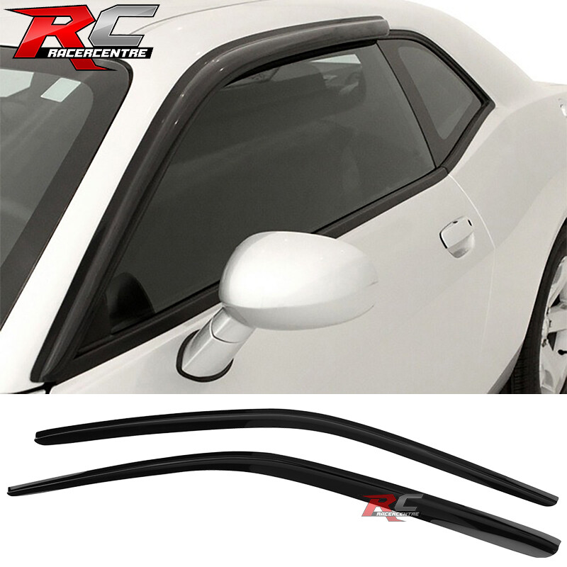 Fits 08-23 Dodge Challenger Acrylic Window Visors Sun Wind Guard ...