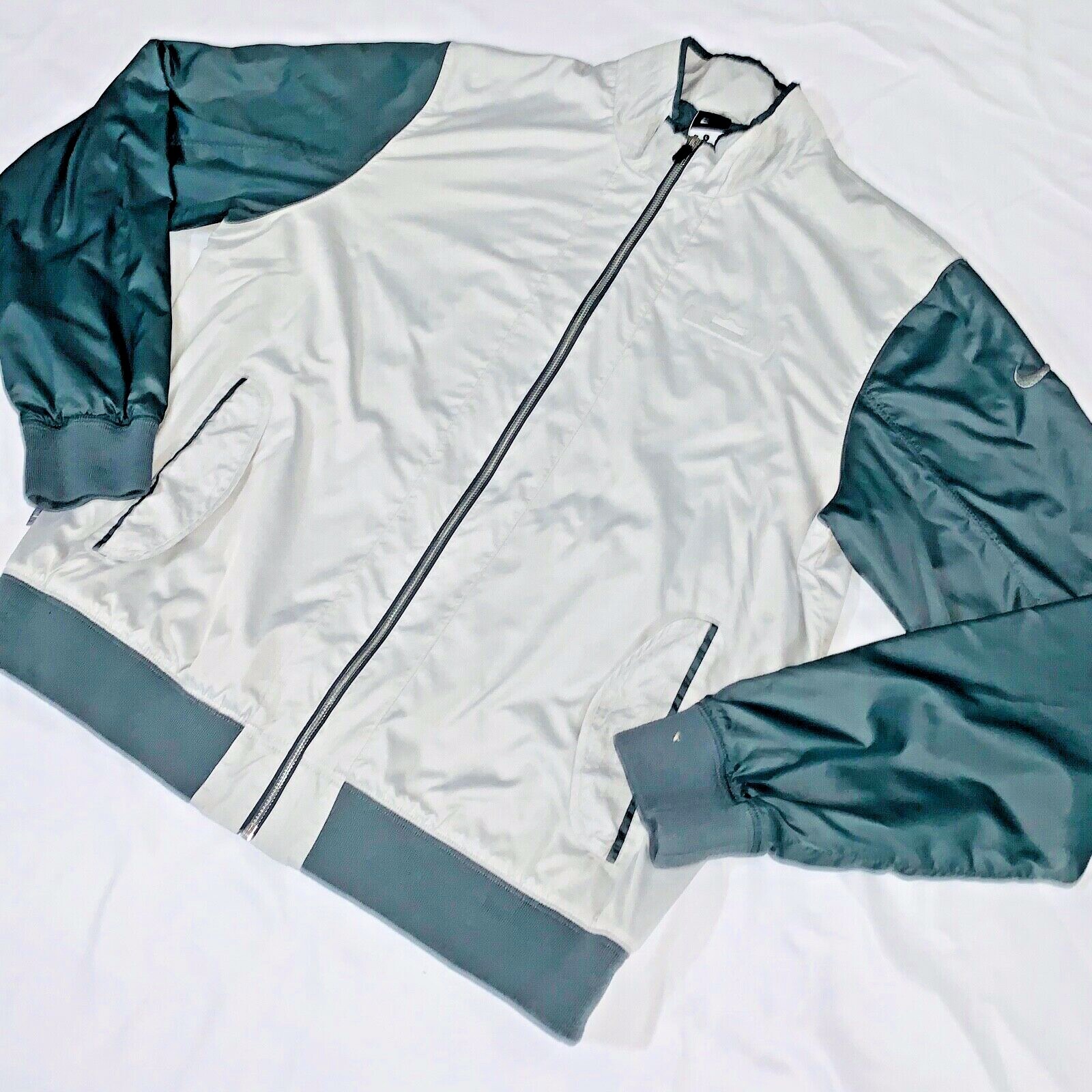 Rare Vintage Nike Lebron James Varsity Jacket Light C… - Gem