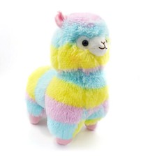 Alpacasso Red & Black Alpaca Plush Amuse Arpakasso Fluffy Toy Gift 35cm ...