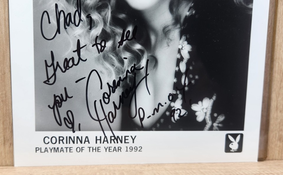 Corinna Harney Playboy Playmate of the year Press Headshot Autographed ...