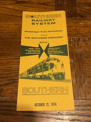 Southern Railway System - The Southern Crescent Train - Railroad ...