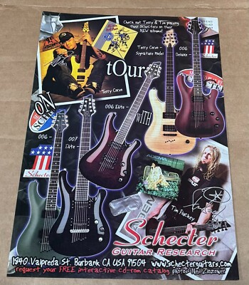 Schecter Guitar Research-Terry Corso of AAF/Tim Fluckey of Adema - 2003 ...