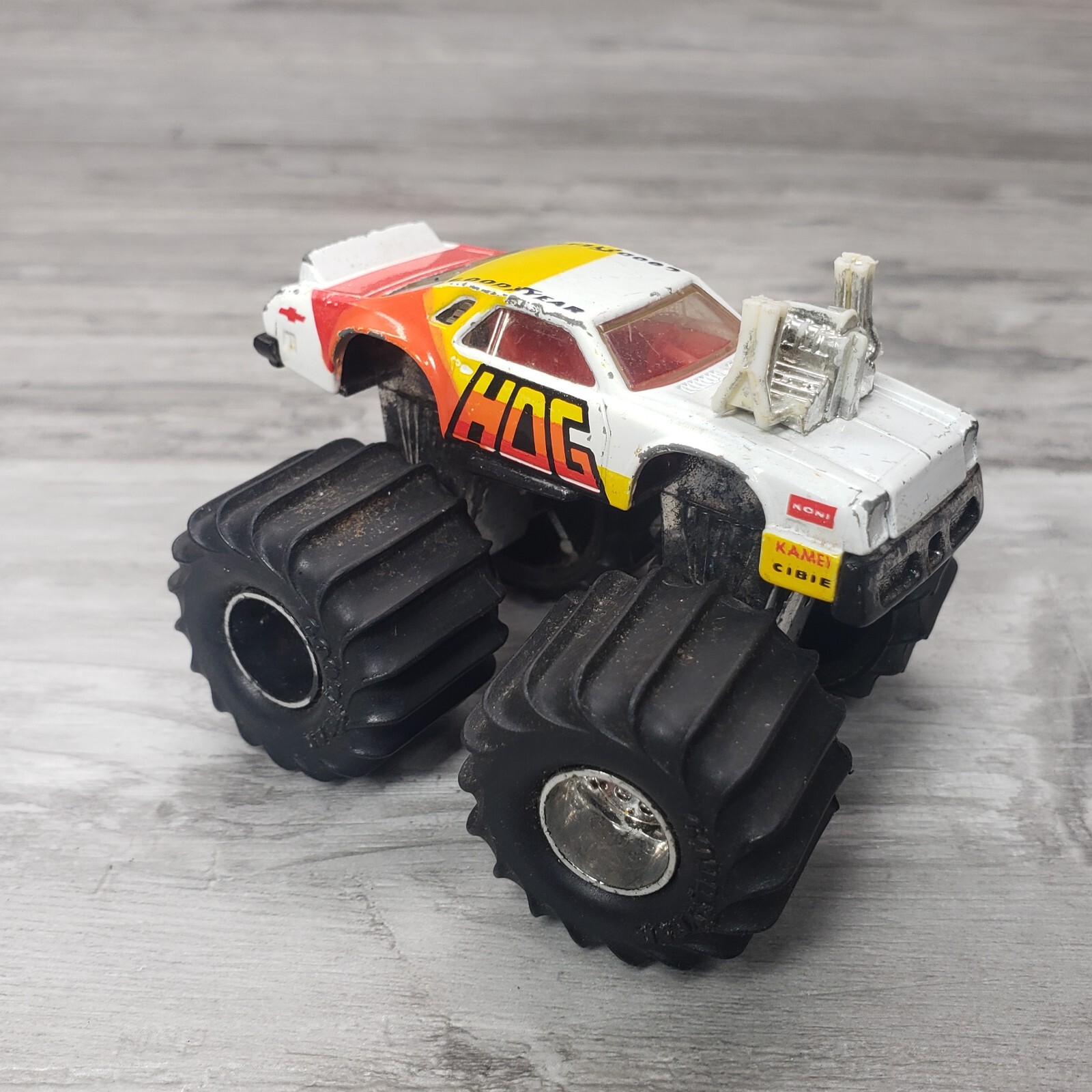 1986 Matchbox Monster Truck Car "Hog" Goodyear Super Charger Vintage ...
