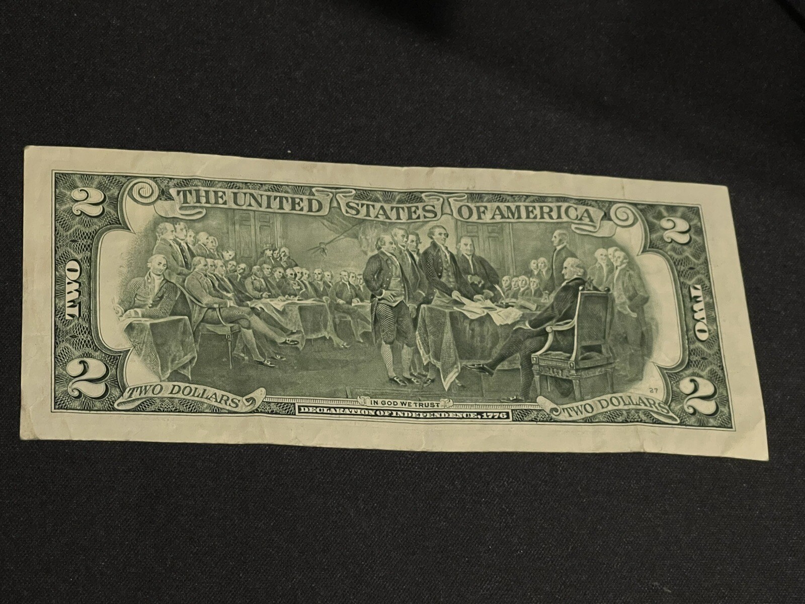 RARE 2 Dollar Bill Series 2003 L06431317 A | eBay