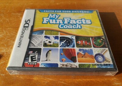 My Fun Facts Coach (Nintendo DS, 2008) nds 3ds 2ds video game trivia ...
