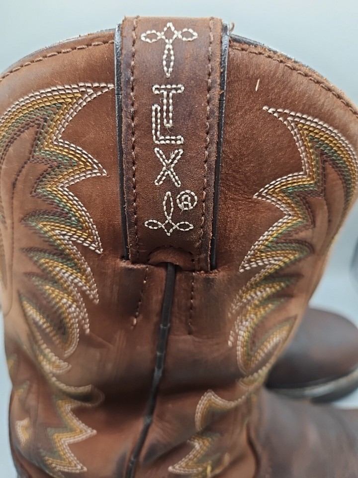 Tony Lama TLX Men's Waterproof Work Boots 8.5 D Brown Round Toe Style ...