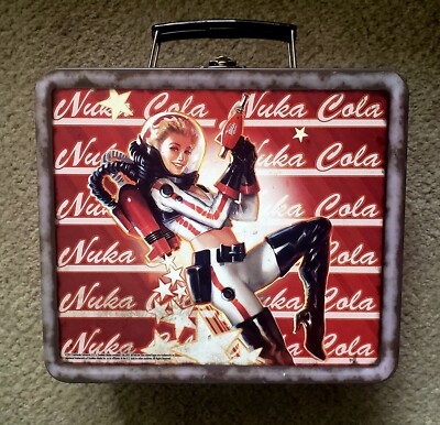 Fallout Nuka World Lunch Box Tin With 1 Pair Of Nuka Cola Crew Socks ...