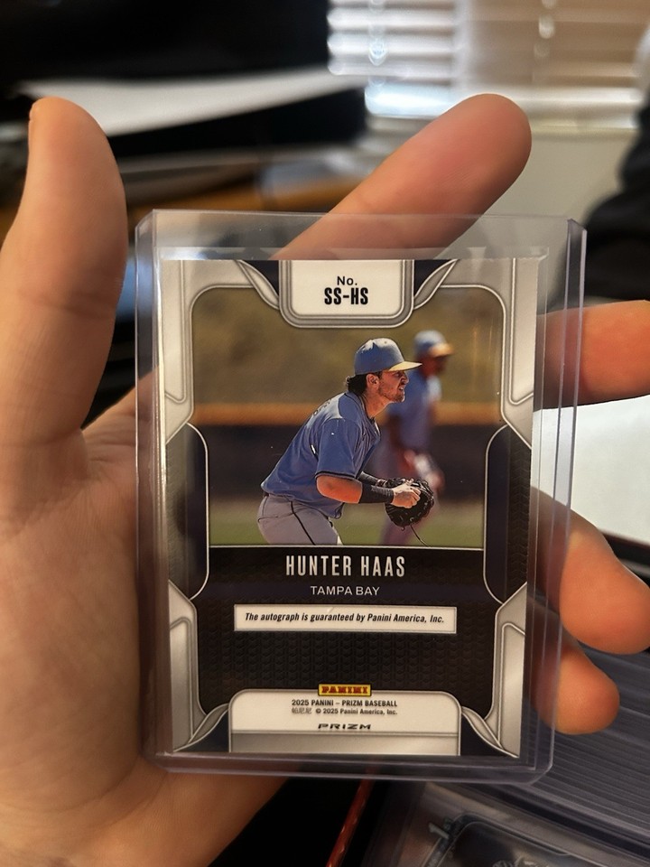 2025 Prizm Baseball - Hunter Haas - Green Sensational Signatures AUTO ...